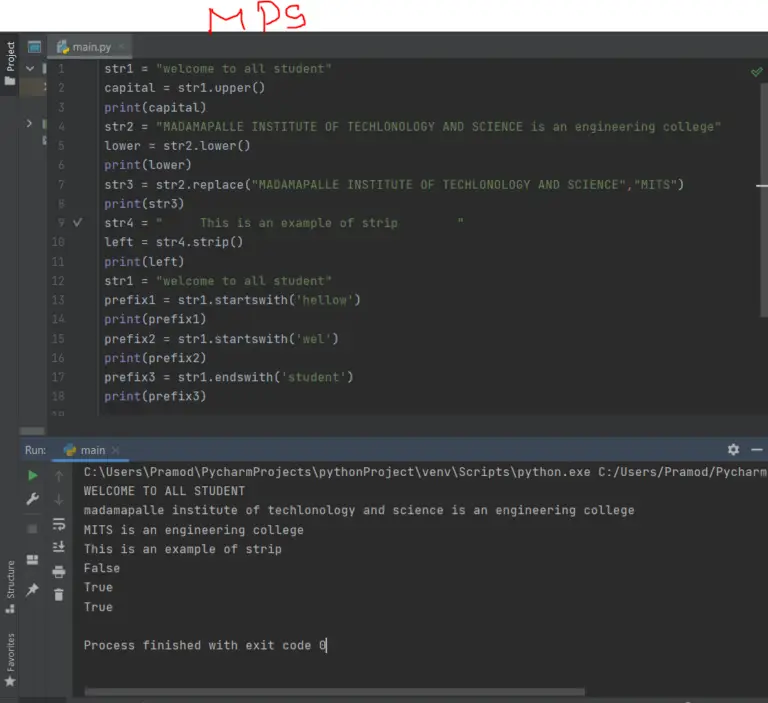 Python Various Operation On String Python String Method