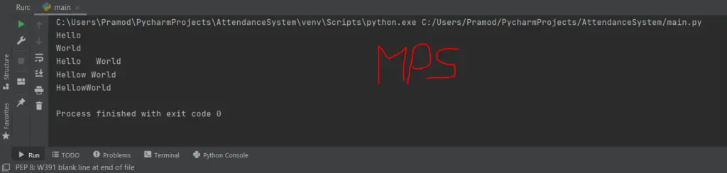 Python Hello World Program - My Programming School