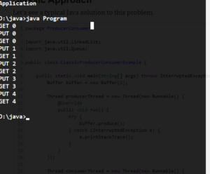 Producer Consumer Problem Using Threads In Java My Programming School