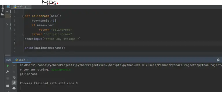 Python Palindrome Number With Example My Programming School 1596