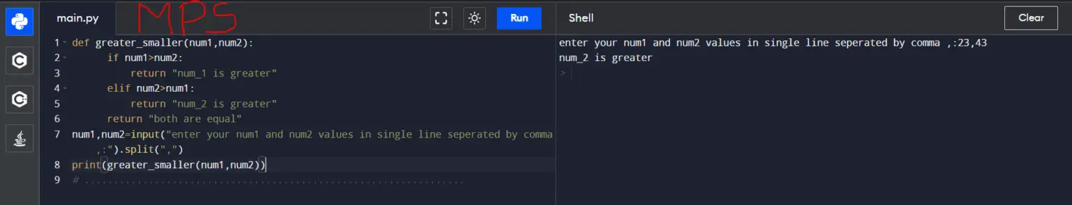 Flowchart For Finding Biggest Number In Python | Algorithm And ...