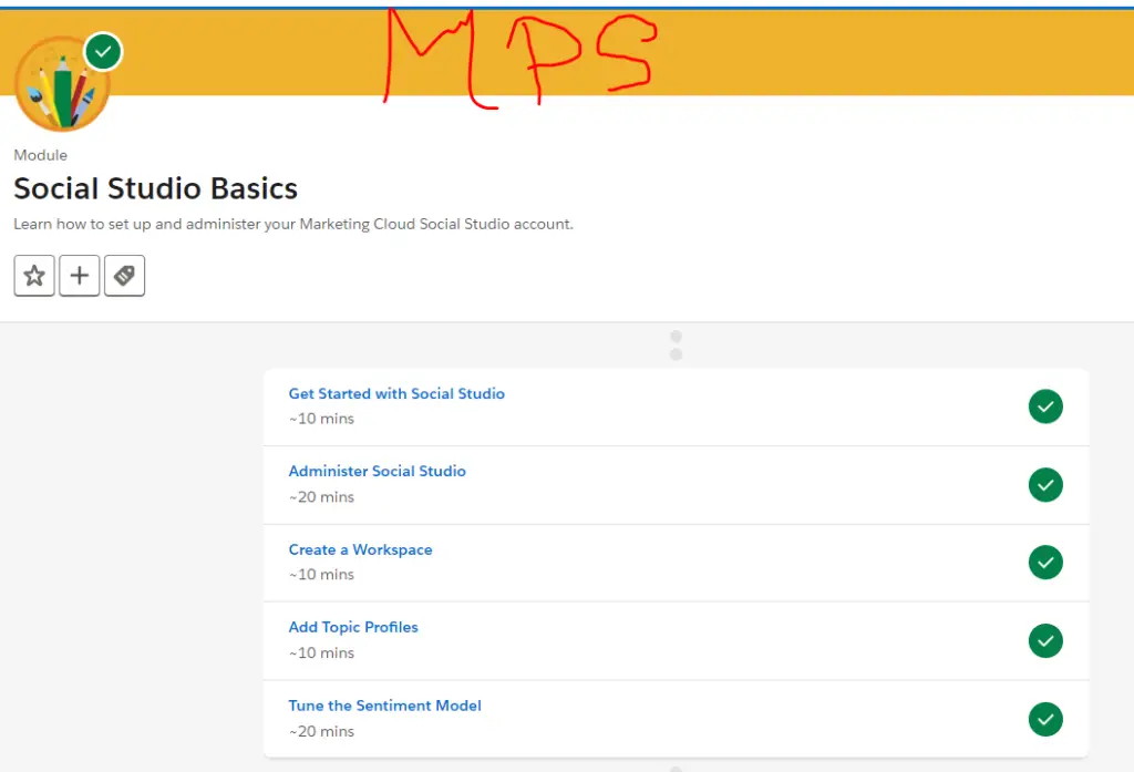 Module: Social Studio Basics -solutions