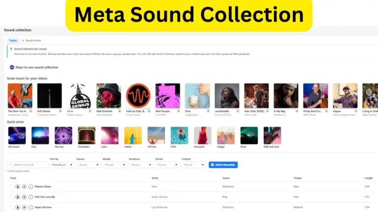 What Is Meta Sound Collection And How To Use It [2024]